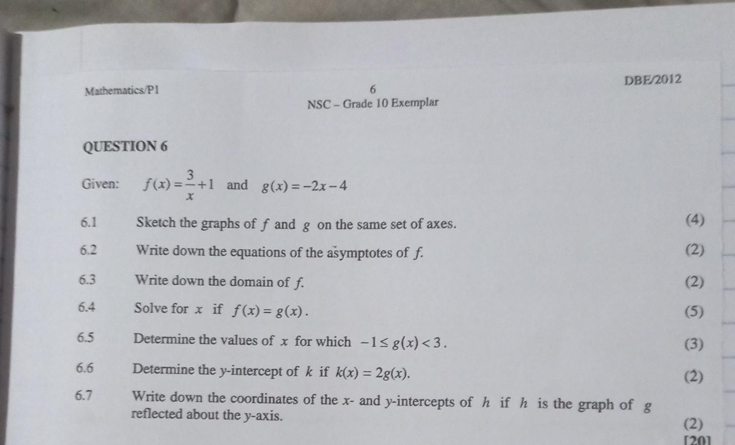 Solved Given: \\( \\quad f(x)=\\frac{3}{x}+1 \\) and \\( | Chegg.com