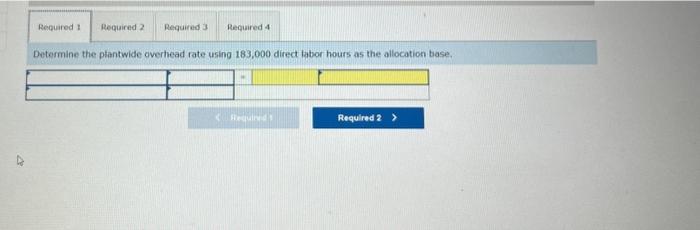 Solved Exercise 4-9 (Algo) Allocating overhead using | Chegg.com