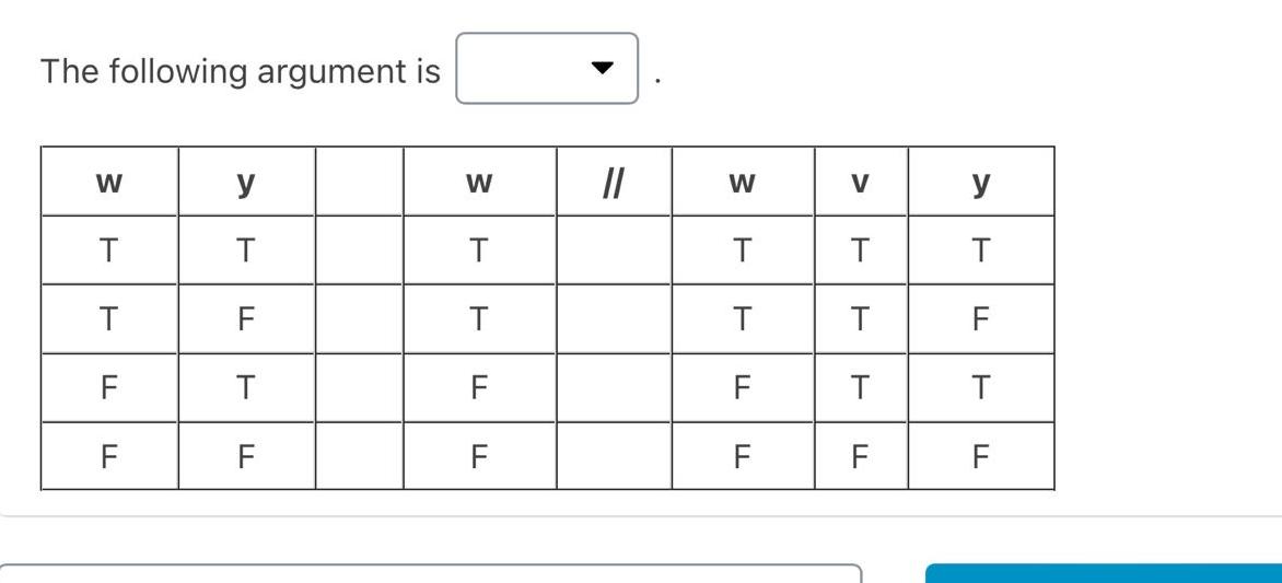 Solved The following argument | Chegg.com