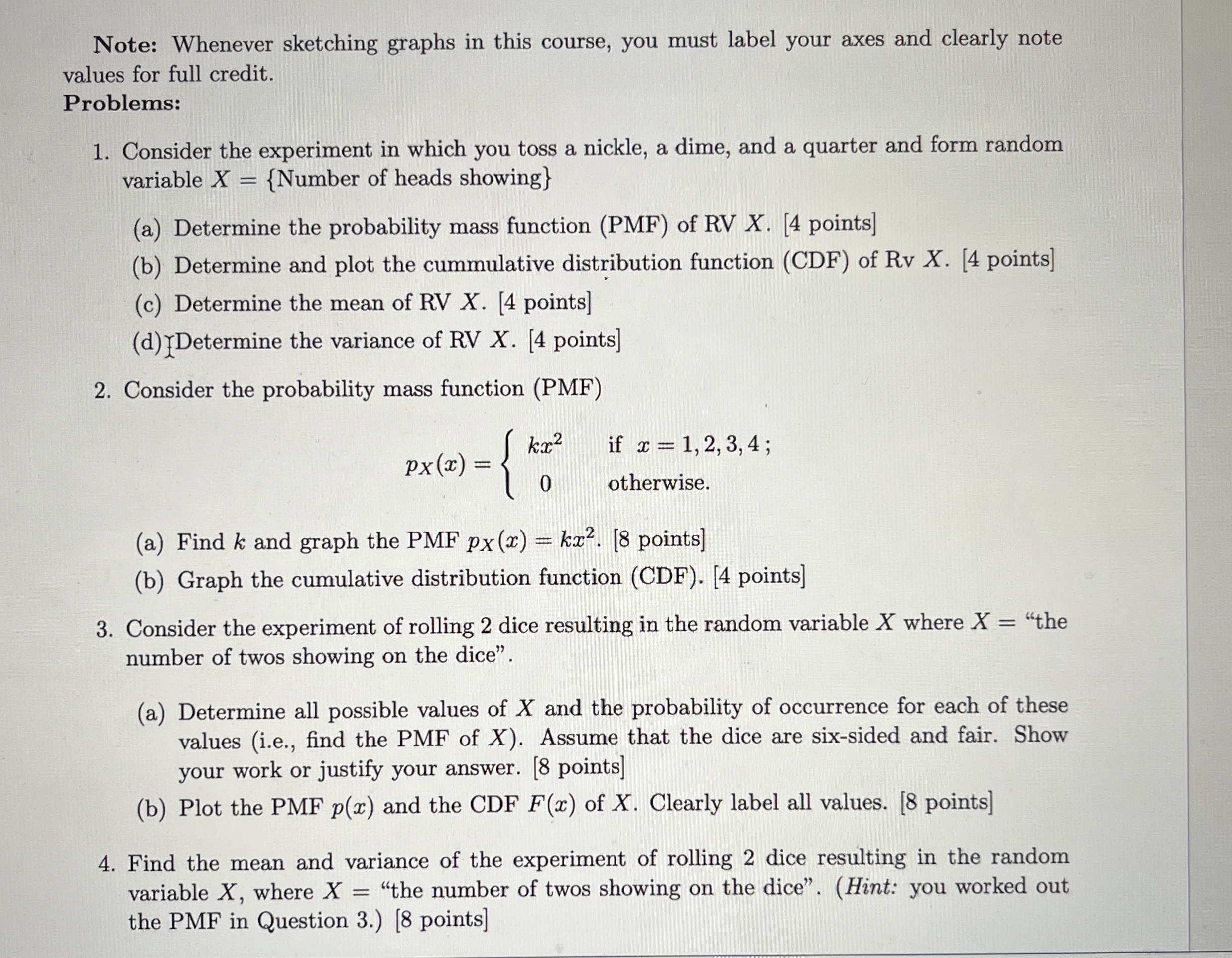 Solved Note: Whenever sketching graphs in this course, you | Chegg.com