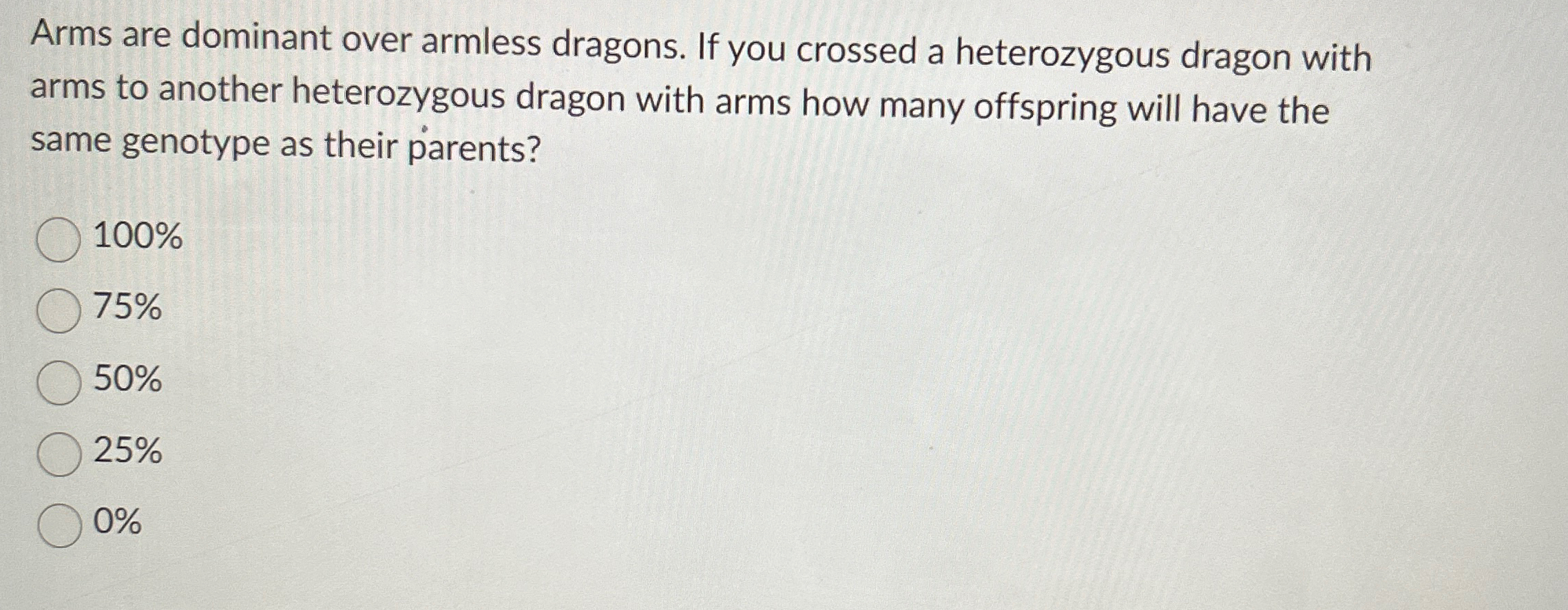 Solved Arms are dominant over armless dragons. If you | Chegg.com