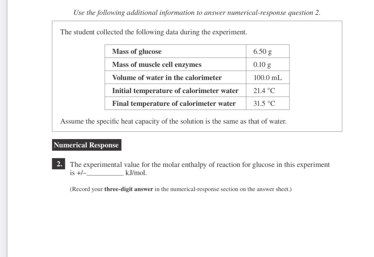Solved Use the following additional information to answer | Chegg.com