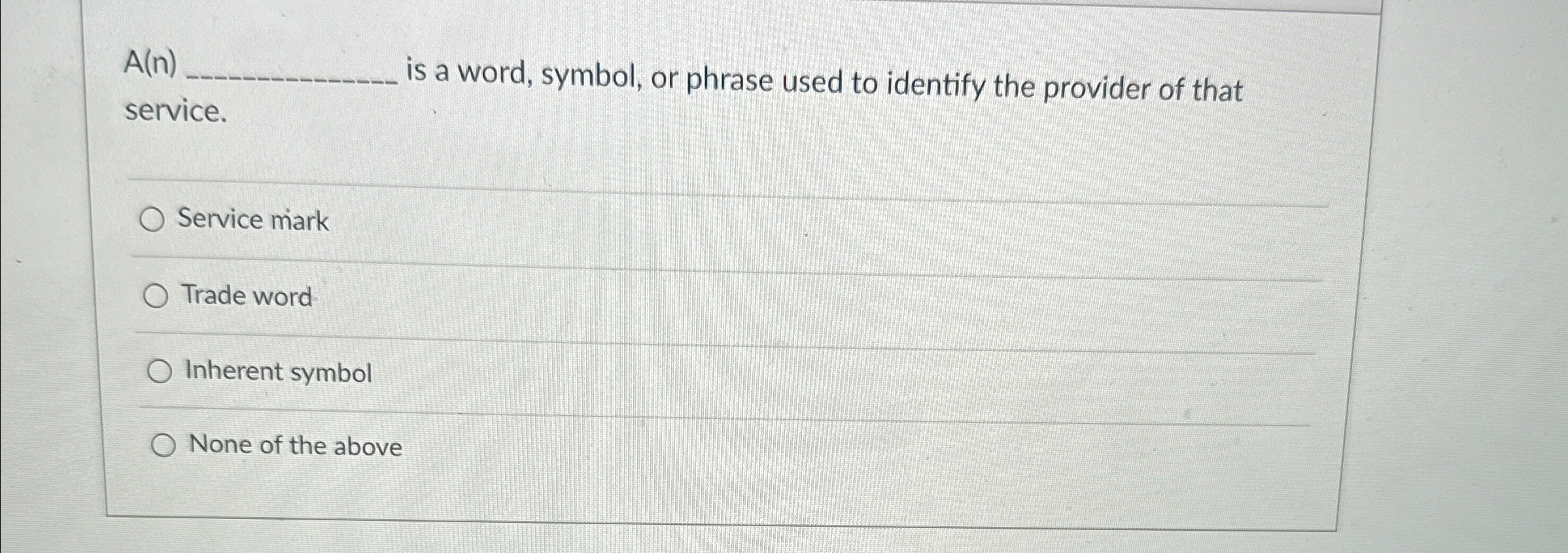 Solved A(n) ﻿is a word, symbol, or phrase used to identify | Chegg.com