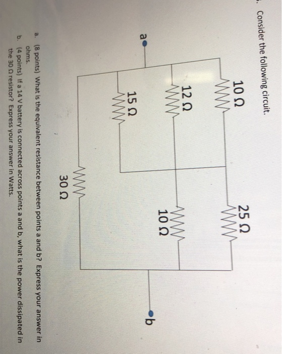 Solved 3. Consider the following circuit. 1012 ww 25 12 w 12 | Chegg.com