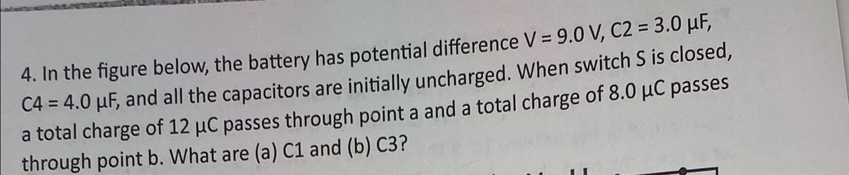 In the figure below, the battery has potential | Chegg.com