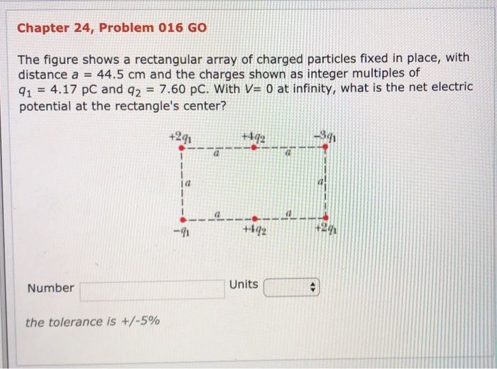 Solved Chapter 24, Problem 016 GO The figure shows a | Chegg.com