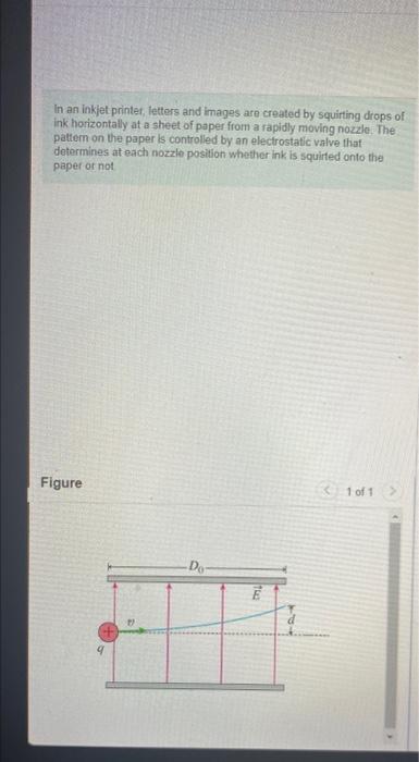 Solved In an inkjet printer, letters and images are created | Chegg.com