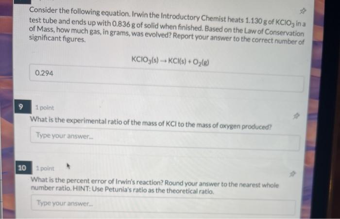 Solved Consider the following equation, Irwin the | Chegg.com