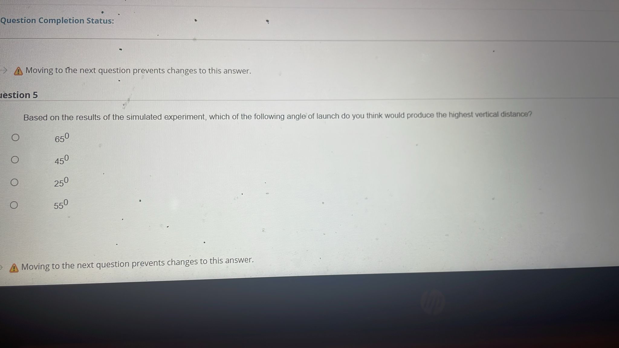 Solved Question Completion Status:Moving to the next | Chegg.com