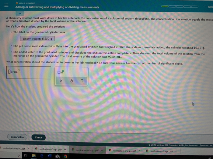 Solved O MEASUREMENT Adding or subtracting and multiplying | Chegg.com