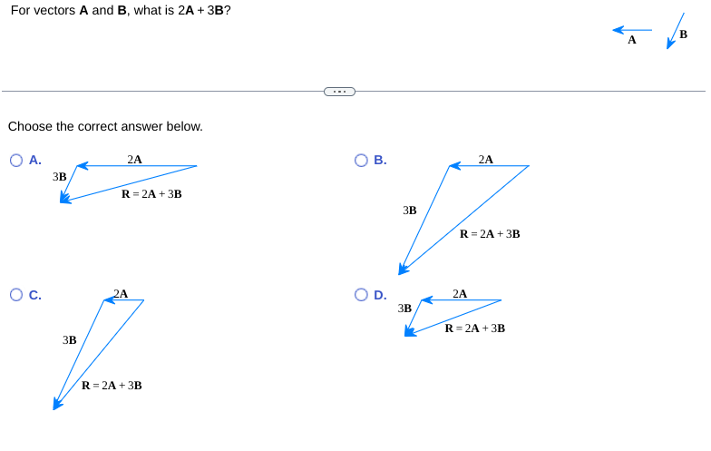 Solved by an EXPERT For vectors \( \mathbf{A} \) ﻿and \( \mathbf{B} \), | Chegg.com