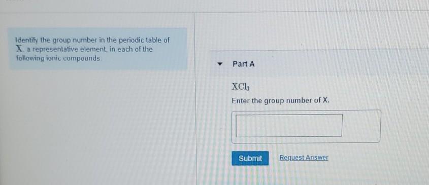 Solved Identify the group number in the periodic table of X | Chegg.com