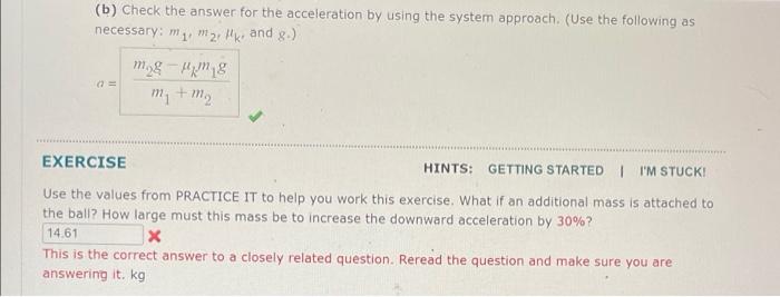 Solved EXERCISE HINTS: GETTING STARTED I'M STUCK! Use the | Chegg.com