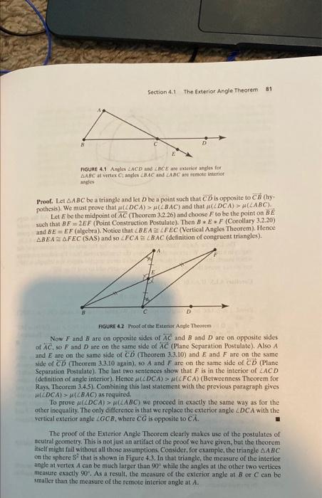 4.1.3 Let ABC be the spherical triangle shown in | Chegg.com