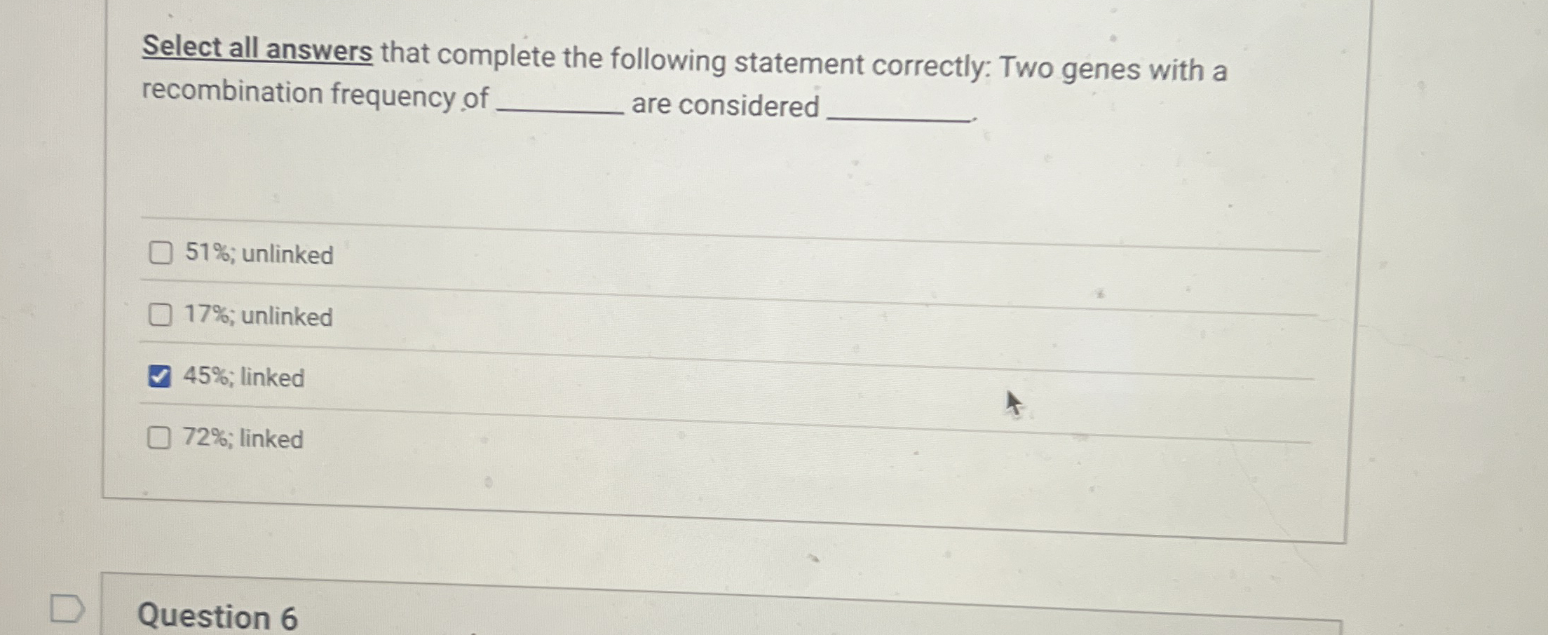Solved Select all answers that complete the following | Chegg.com