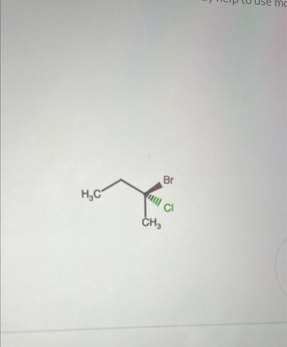 Solved Draw the enantiomer of (S)-2-bromo-2-chlorobutane | Chegg.com