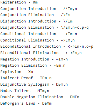 Solved Using these TFL rules please complete the proof using | Chegg.com