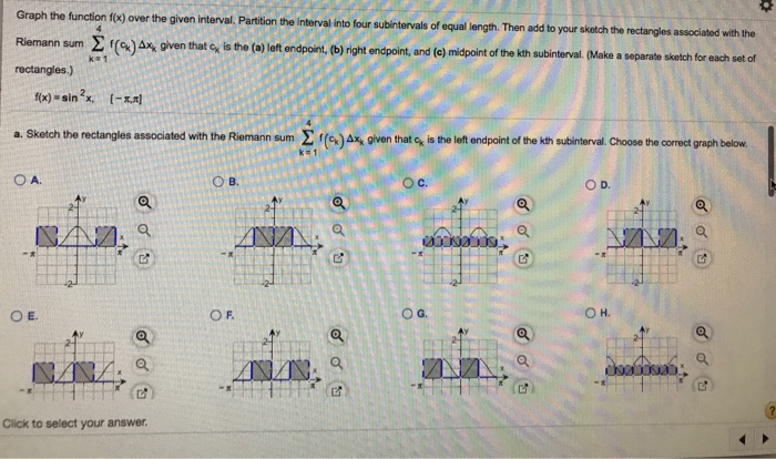 Solved Graph The Function Fx Over The Given Interval 