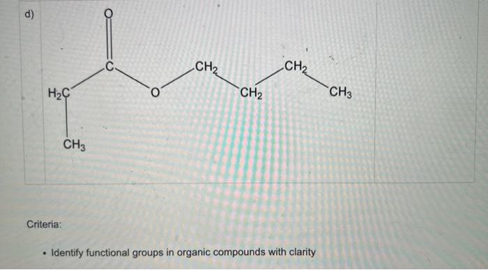 Solved 5) Identify the functional group present in each | Chegg.com