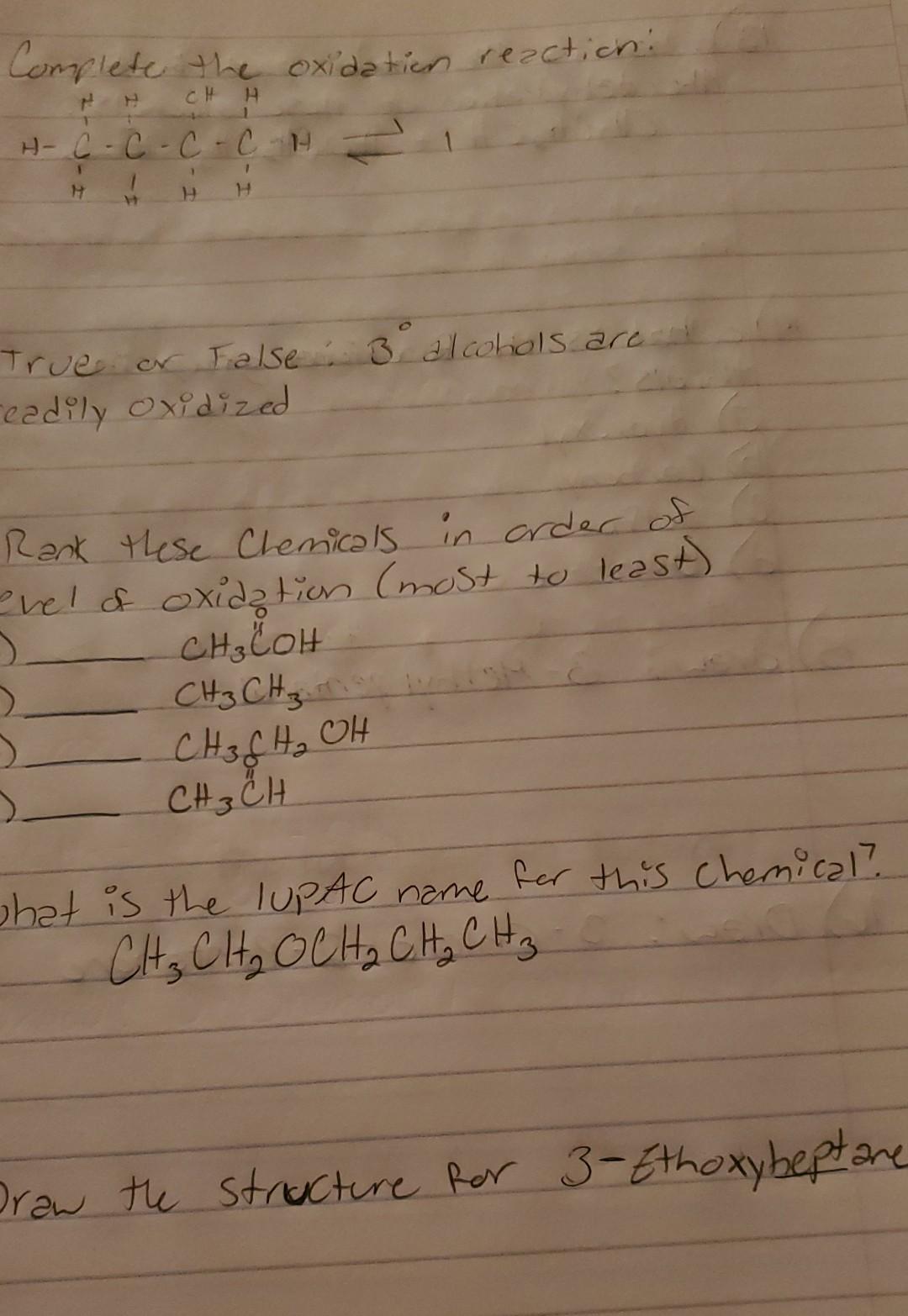 Solved what is produced when butanone is oxidized? what is | Chegg.com