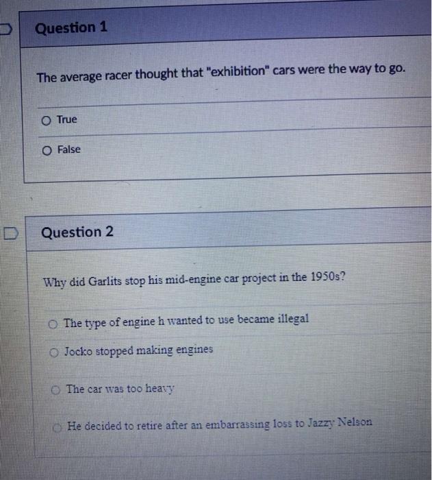 Solved Question 1 The average racer thought that | Chegg.com