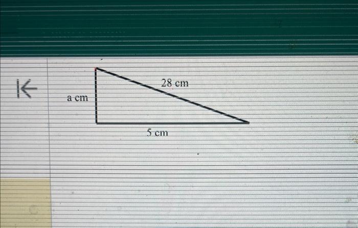 Solved find the length of the third side of the right | Chegg.com