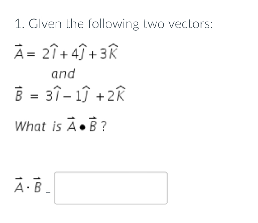 Solved Glven the following two | Chegg.com