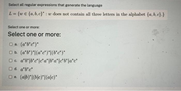 Solved For the DFA below, select all strings accepted by | Chegg.com