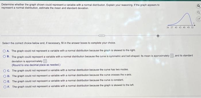 [Solved]: Determine whether the graph shown could represent