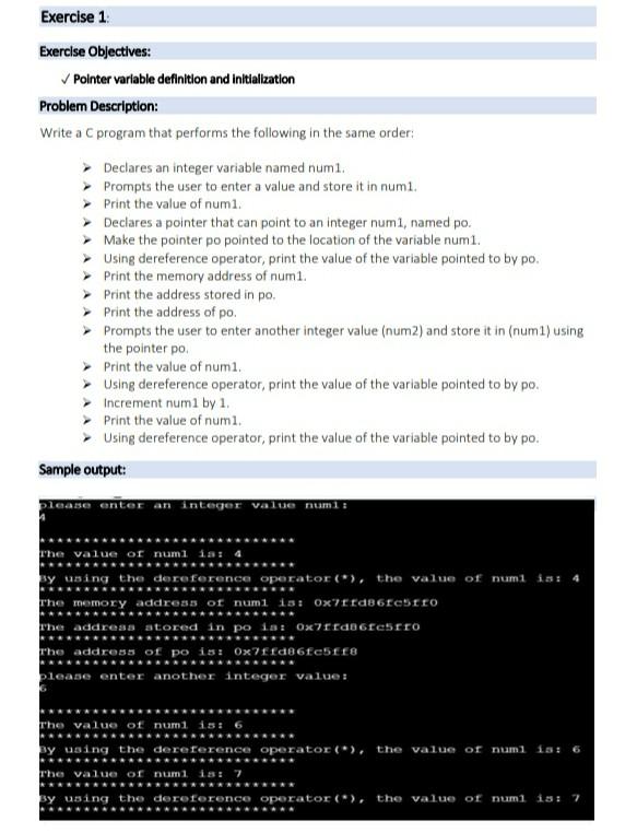 Solved Exercise 3 Exercise Objectives: Applications: | Chegg.com