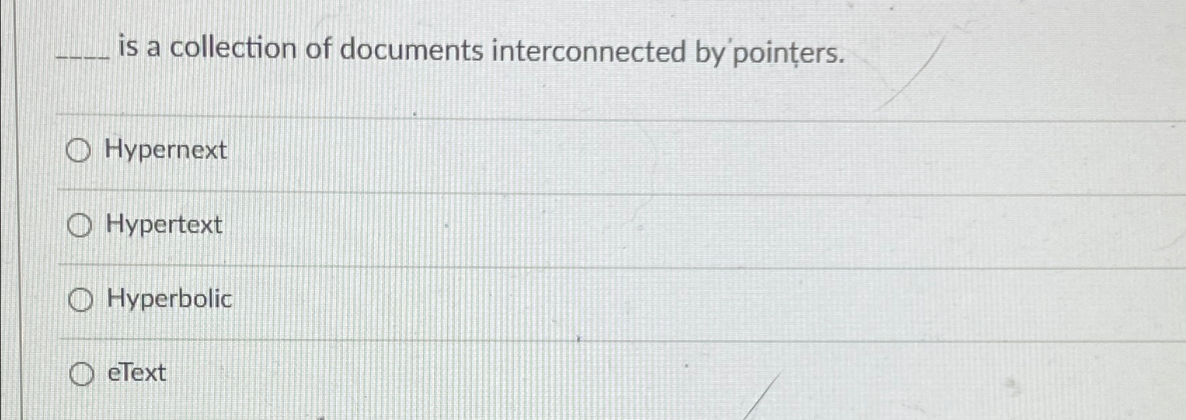 Solved is a collection of documents interconnected by | Chegg.com