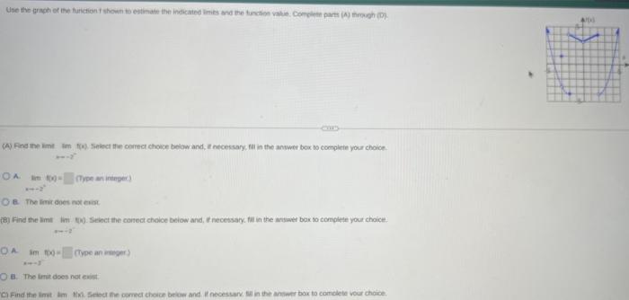Solved x=−y−1 A. lin(g∣x)= (Trpe art integer) 8. The limit | Chegg.com