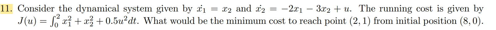 Solved Consider the dynamical system given by x1˙=x2 ﻿and | Chegg.com