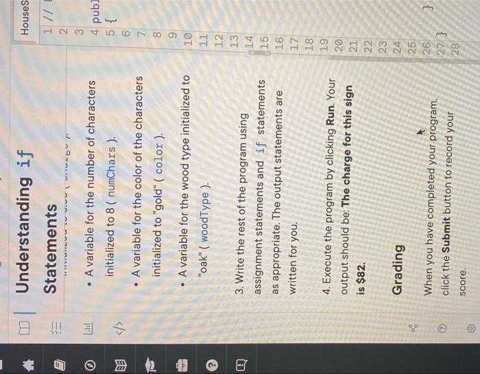 Solved All the instructions are included on the left in the | Chegg.com