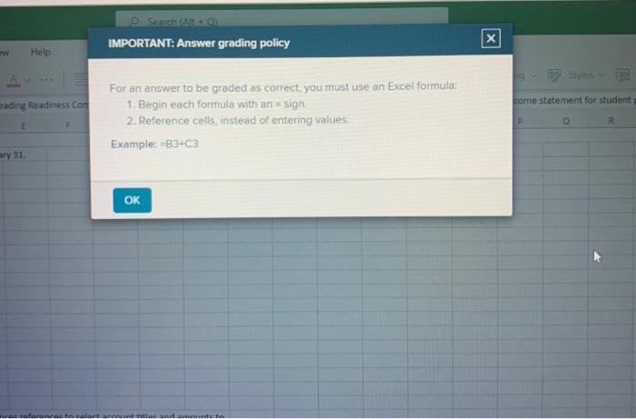 For an answer to be graded as correct, you must use | Chegg.com