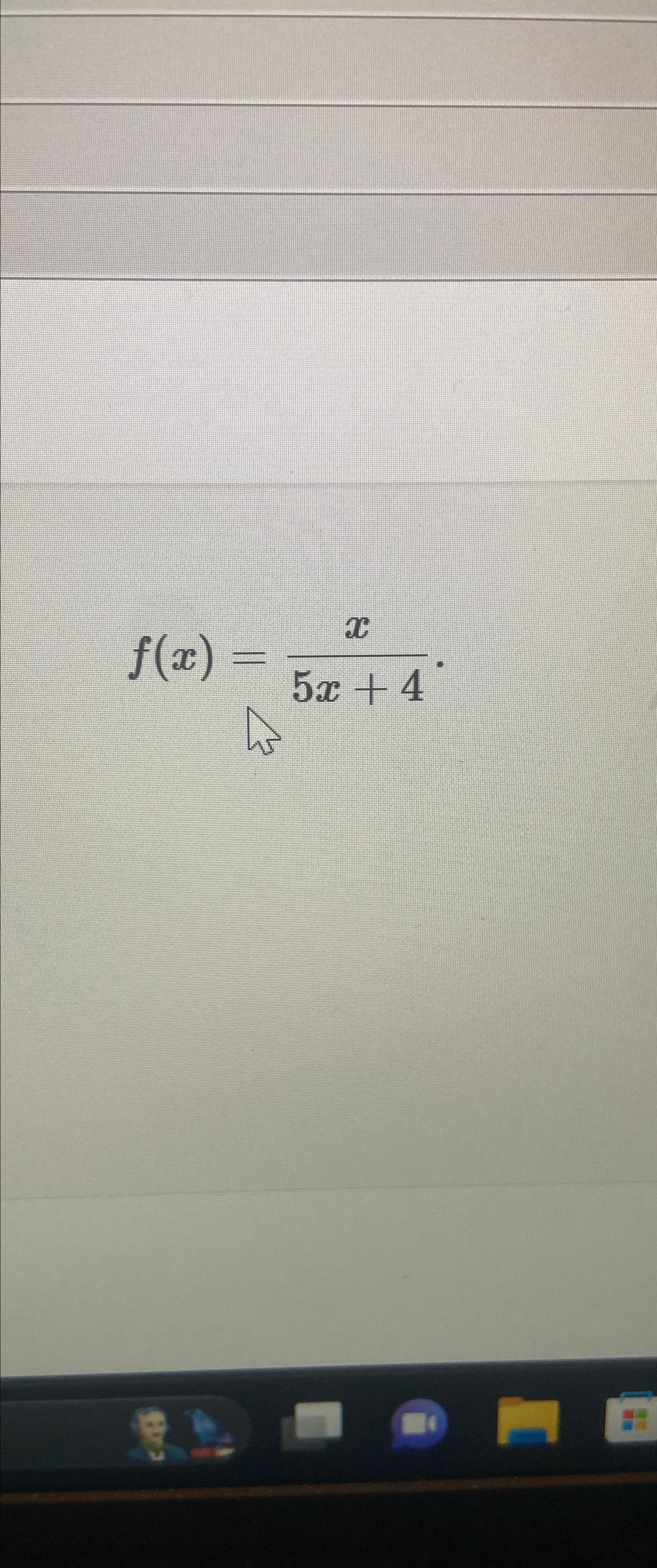 Solved The domain of f-1 ﻿is {x | ﻿x does not | Chegg.com