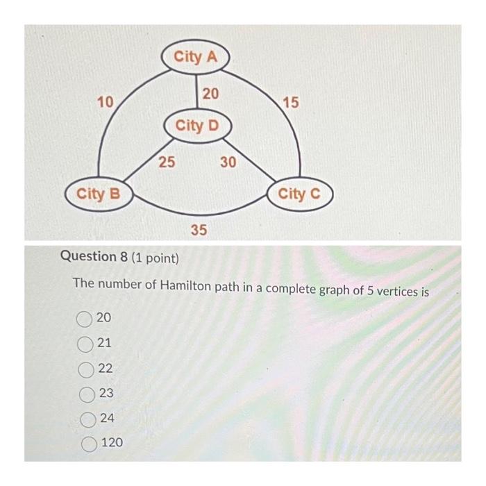 Solved The number of Hamilton path in a complete graph of 5 | Chegg.com