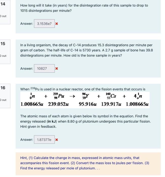 How long will it take (in years) for the | Chegg.com