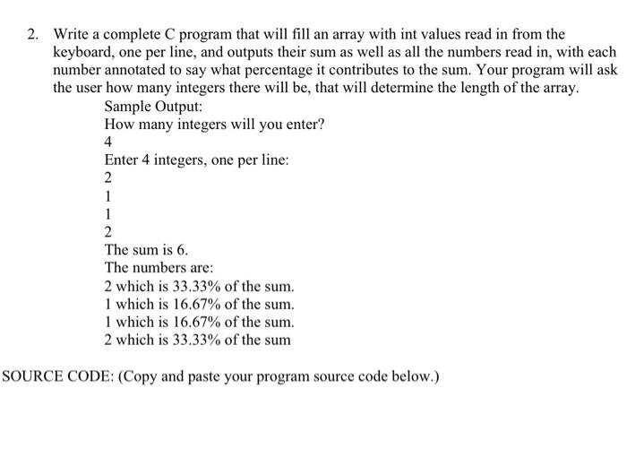 Solved Please Attach Source Code Clanguage Program The 8374