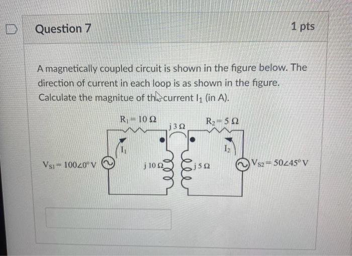 Solved A magnetically coupled circuit is shown in the figure | Chegg.com