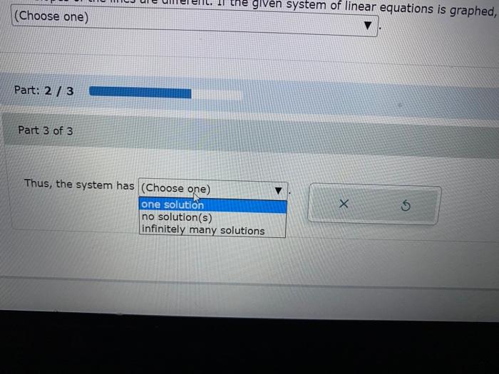 Solved system of equations is given in which each equation | Chegg.com