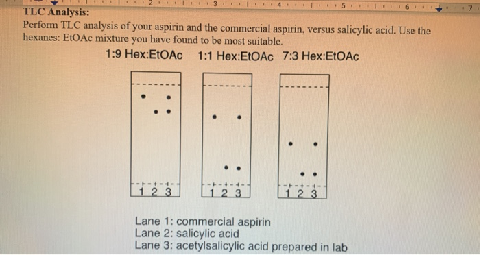 Solved 4. ..5 16 TLC Analysis: Perform TLC analysis of your | Chegg.com