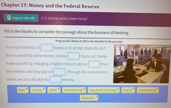 Solved Chapter 17: Money and the Federal Reserve e Page(s) | Chegg.com