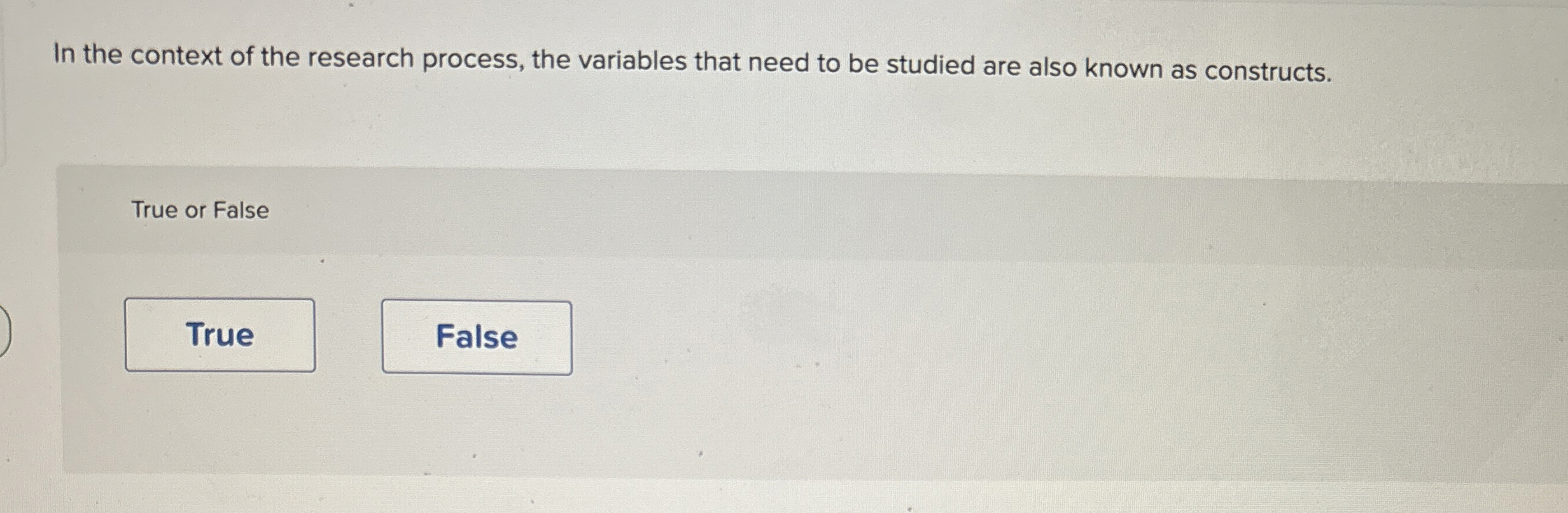 Solved In the context of the research process, the variables | Chegg.com