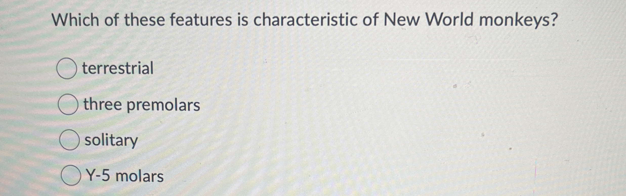 Solved Which of these features is characteristic of New | Chegg.com
