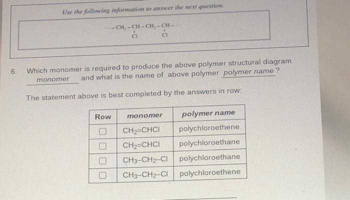 Solved Use the following information to answer the next | Chegg.com