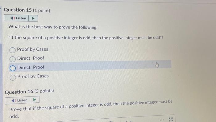 Solved What is the best way to prove the following: "If the | Chegg.com