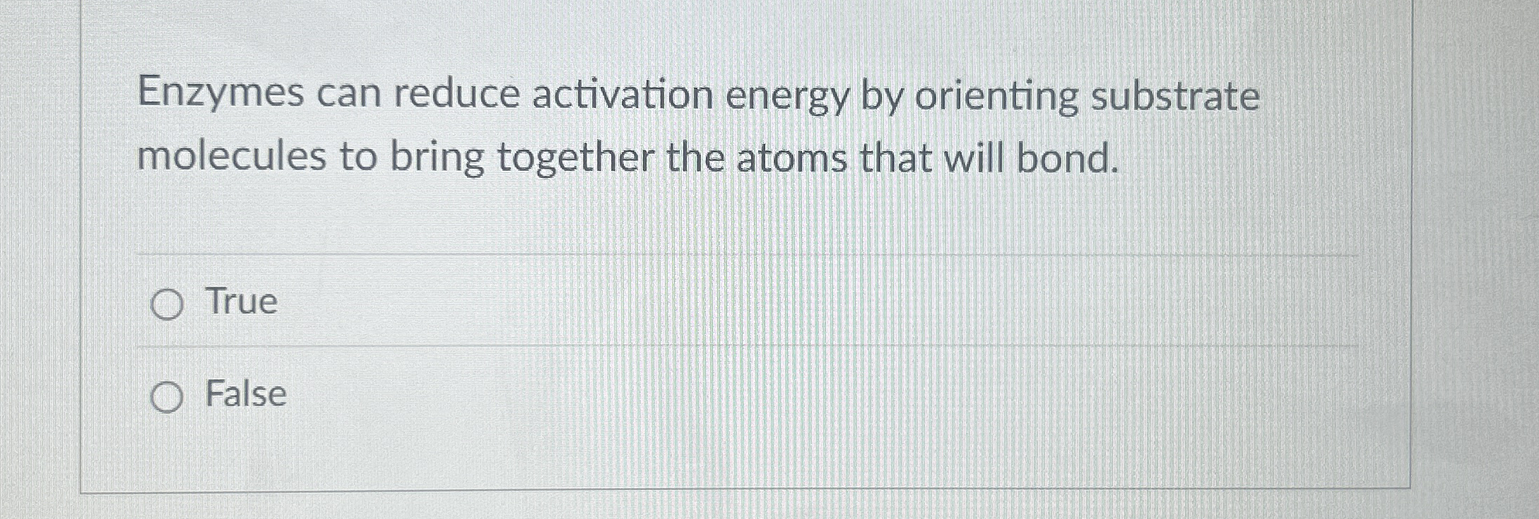 Solved Enzymes can reduce activation energy by orienting | Chegg.com