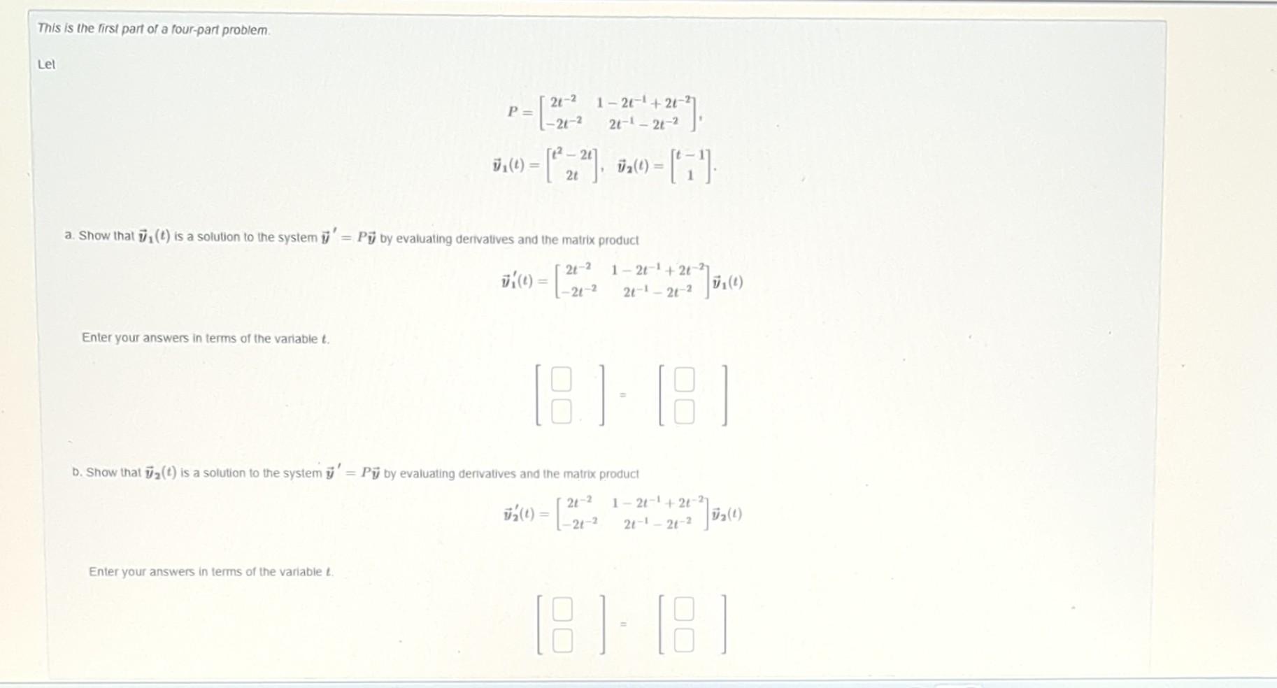 Solved This is the first part of a four-part problem. Lel | Chegg.com