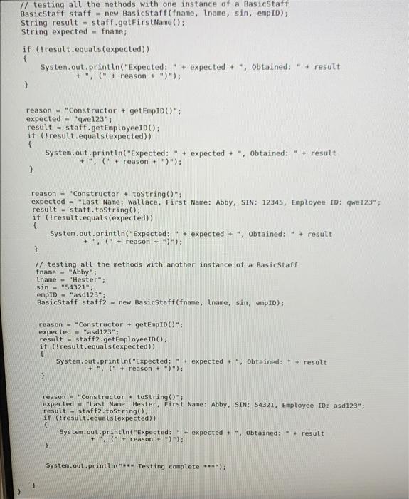 Solved estion 3 ( 8 points): Purpose: Practising Inheritance | Chegg.com